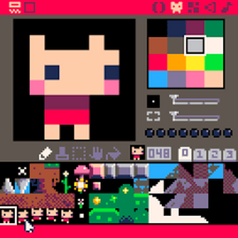 pico-8 game engine 0.2.5 by raouf the maker
