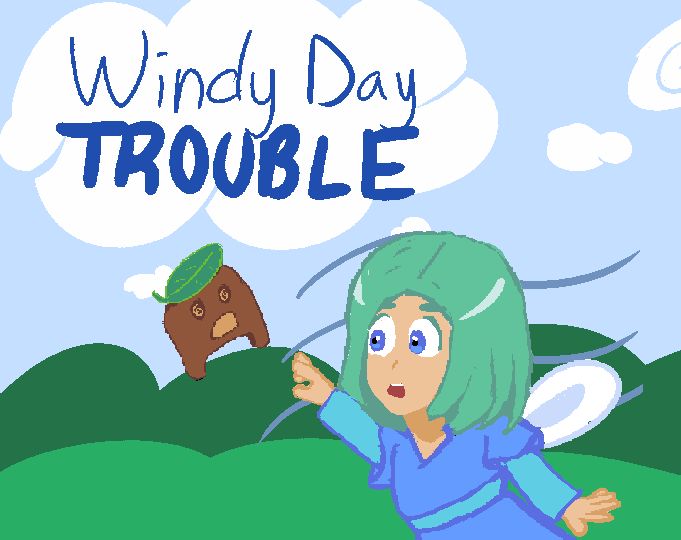 Windy Day Trouble by lilac-galaxy