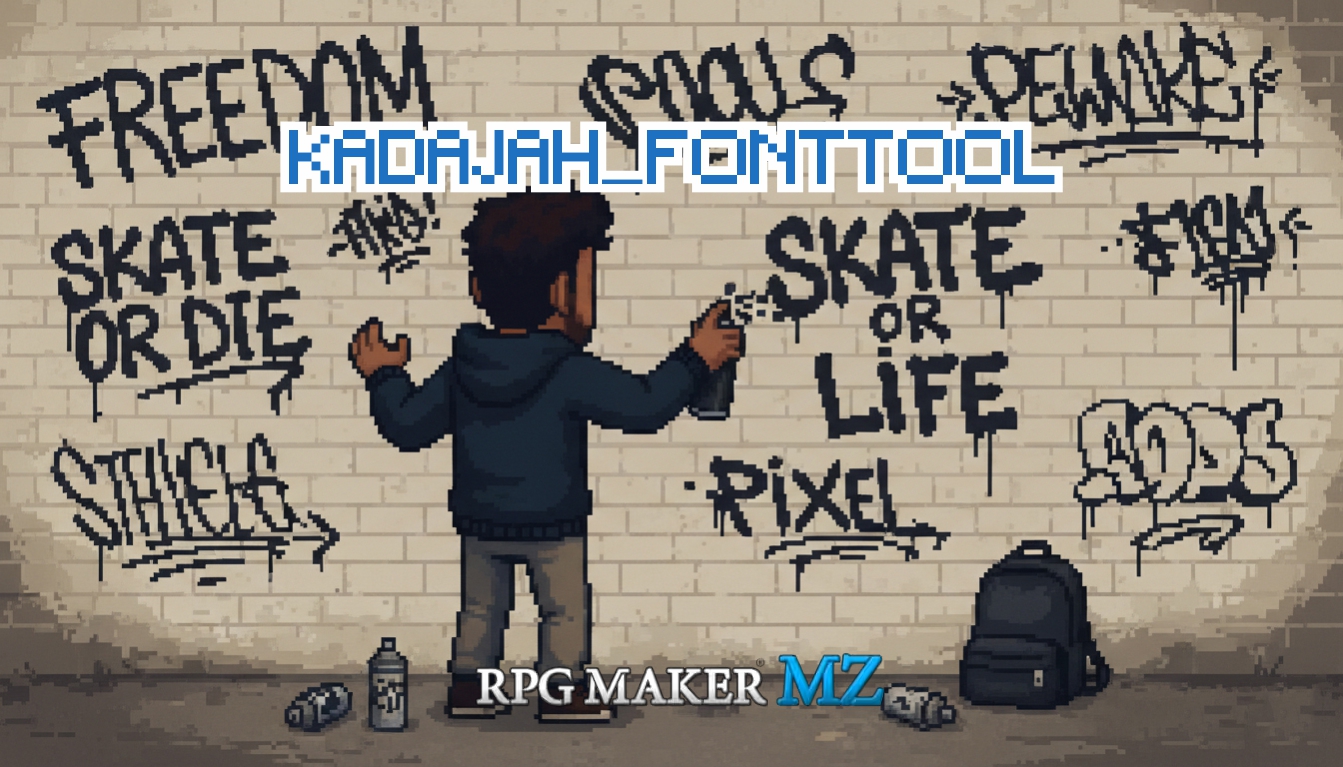 Kadajah's FontTool - Dynamic Custom Fonts for RPG Maker MZ by Kadajah