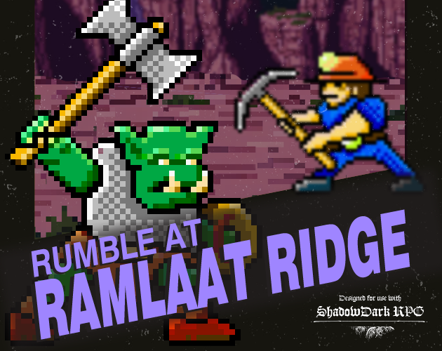 Rate Rumble at Ramlaat Ridge by Ogre College for Shadowdark 8 bit Game ...