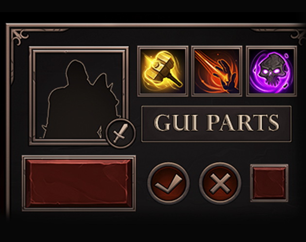 GUI Parts by PONETI