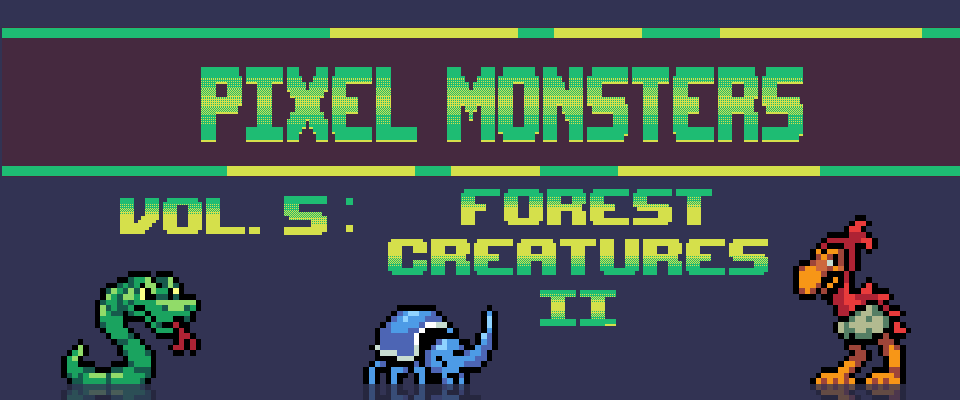 Forest Enemies 2 | Pixel Monsters Vol. 5 by elesrech