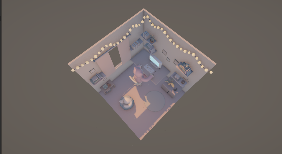 Interactive Diorama – Cozy Workspace by asilisa