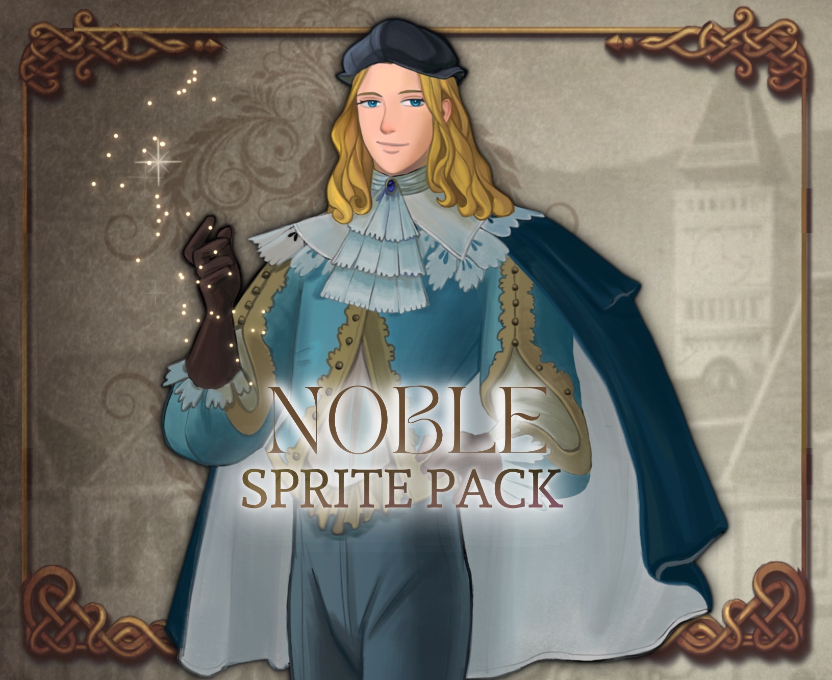 Noble NPC - Visual Novel Character Sprite by Crysil | Elestiel