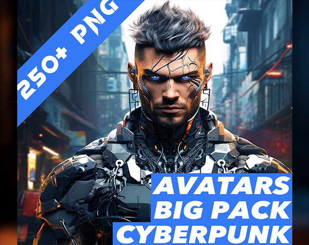 250+ CYBERPUNK AVATARS by PIXELHUNT