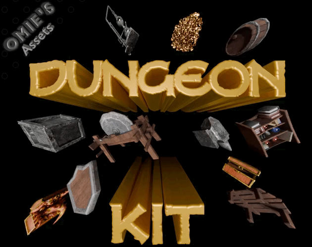 Low Poly Modular Dungeon Kit — RPG & Roguelike 3D Assets (Unity, Godot ...
