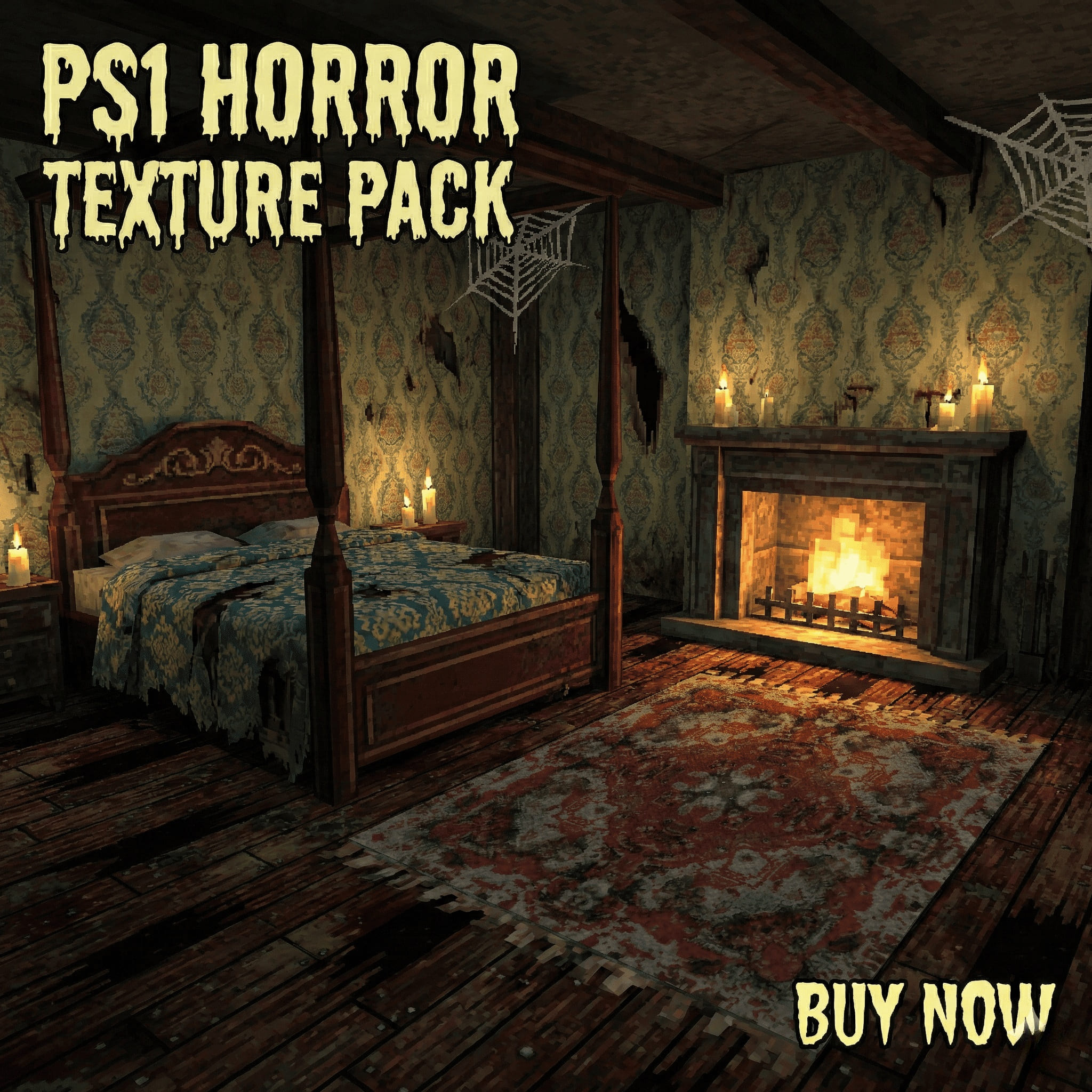 PS1 Horror Textures Vol. 2: Mansion & Asylum by Phxntxsm