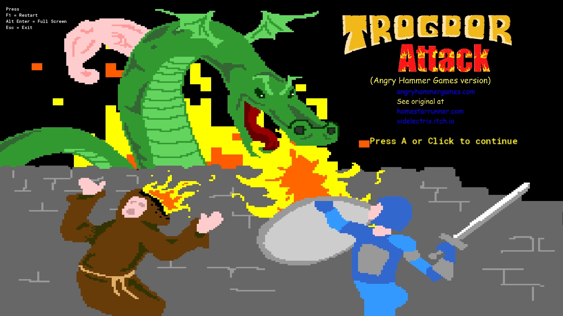 Trogdor Attack by Angry Hammer Games