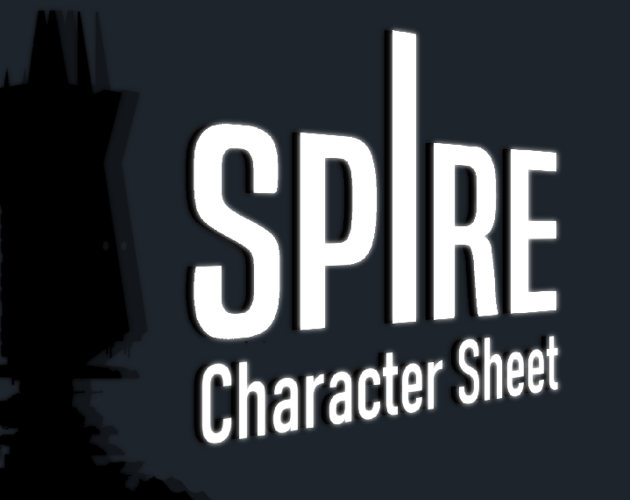 Spire Form-Fillable Character Sheet by Charlie H
