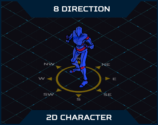 8 Directional Character - Mixamo Dummy by AUTeddy