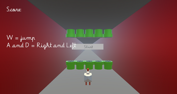 Obstacle dodging game by plucky1857