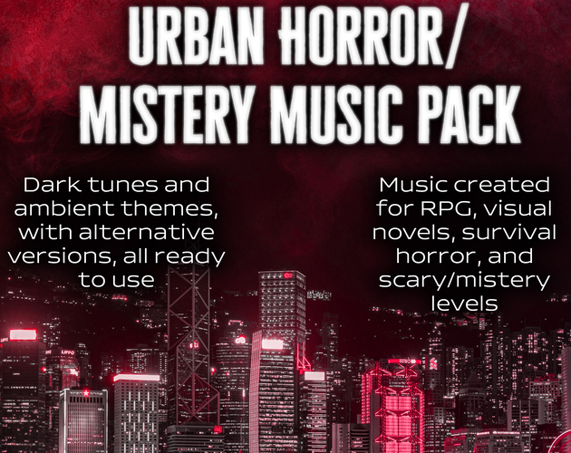 Red Fangs - Gothic Urban Horror Mistery Game Music Pack by CamiloFabrizio