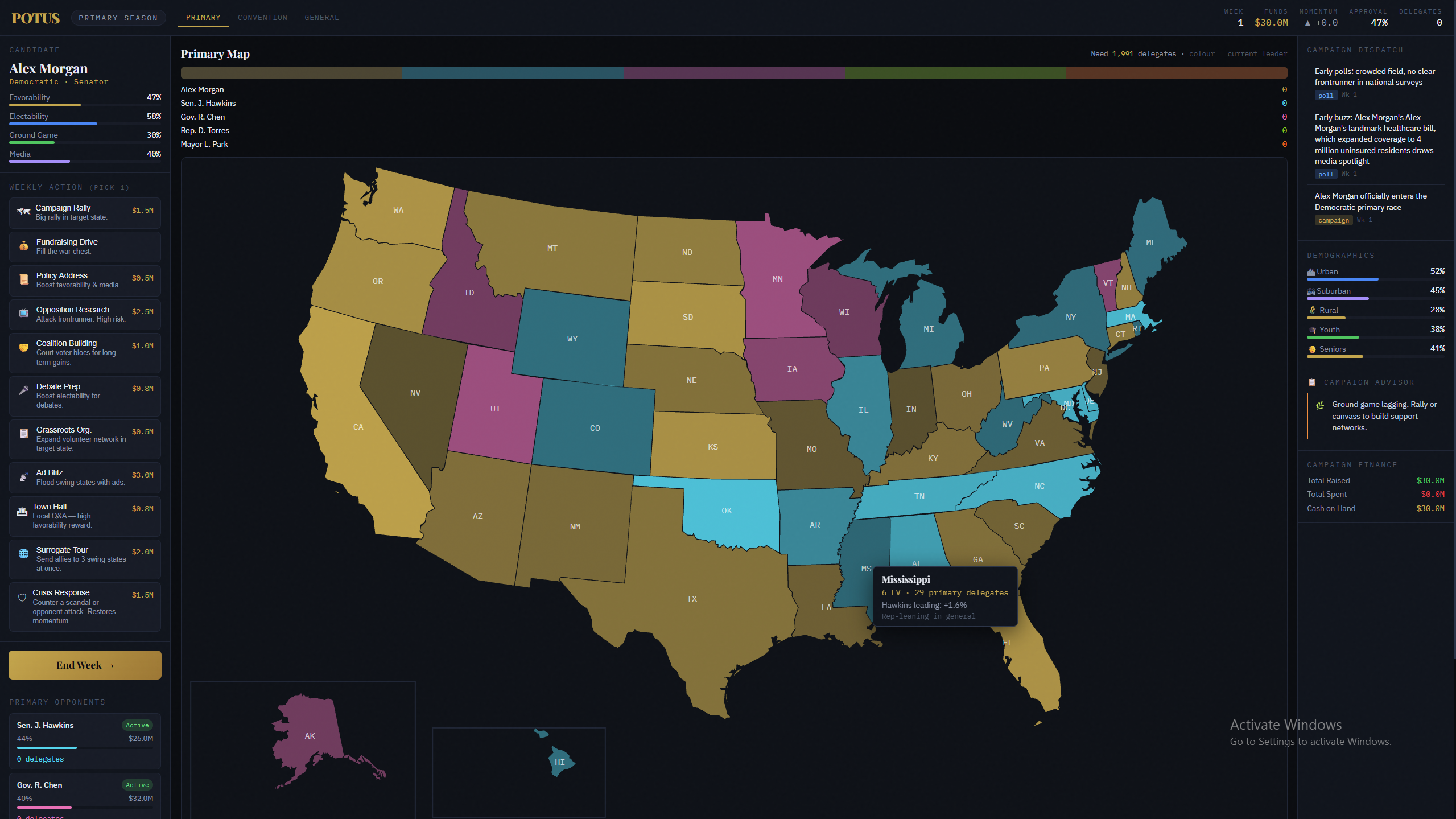 Update 5 — More of Everything - POTUS - Election Simulator by Dackers ...