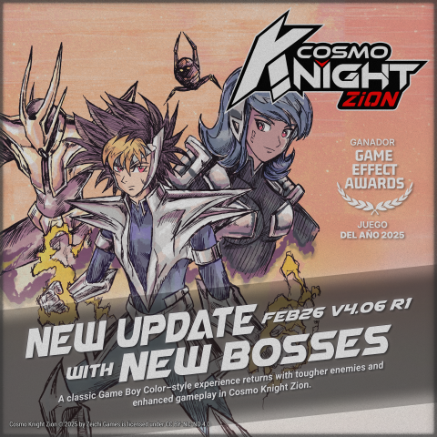 Update Announcement – Version 4.06 R1 - Cosmo Knight ZiON (GameBoy ...