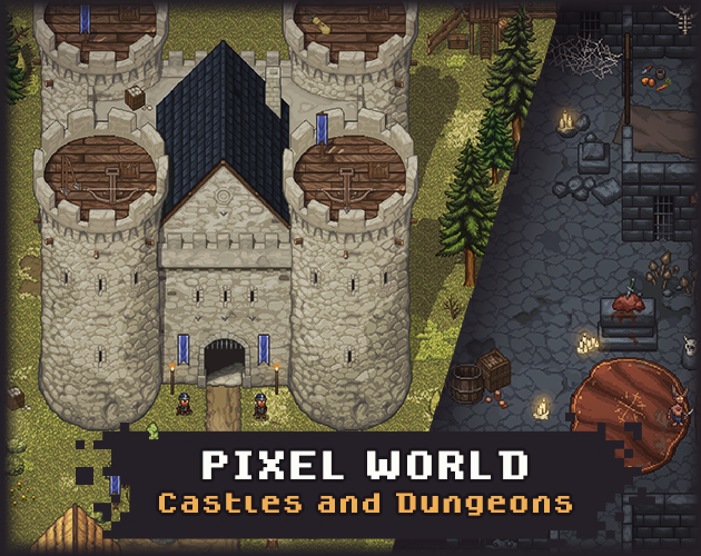 Pixel World - Castles and Dungeons by PONETI