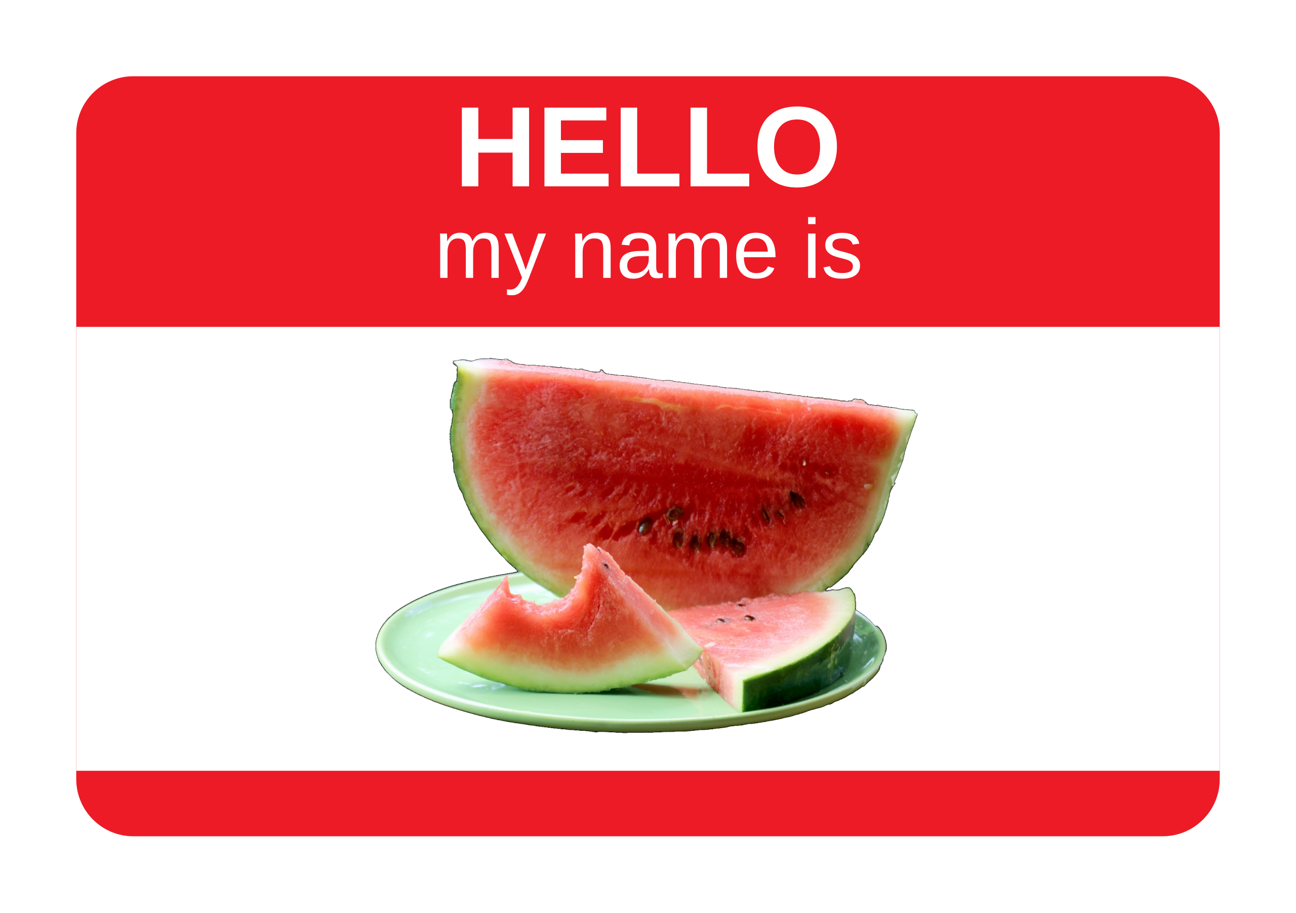 Hello, my Name is Watermelon by xxllxxllxxll for Trine XR-313 - Spring ...