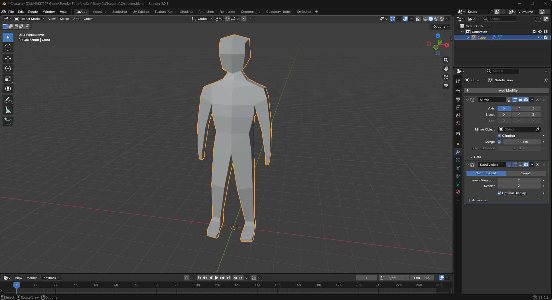 Week 2: Self Study - Character, Rigging, Animation - UTAS KIT207 ...