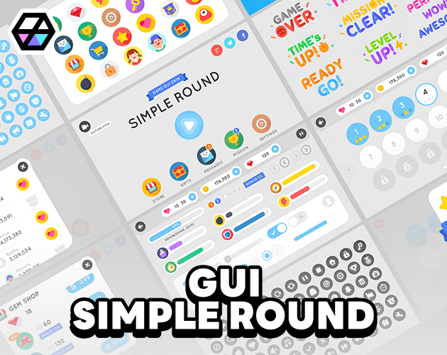 GUI - Simple Round by LAYERLAB