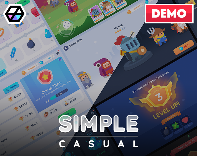 GUI Pro - Simple Casual Demo by LAYERLAB