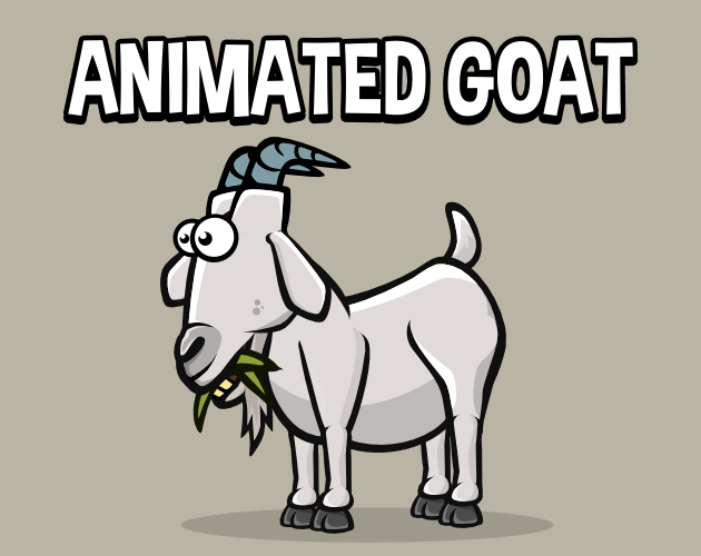 Animated goat by Robert Brooks - gamedeveloperstudio.com