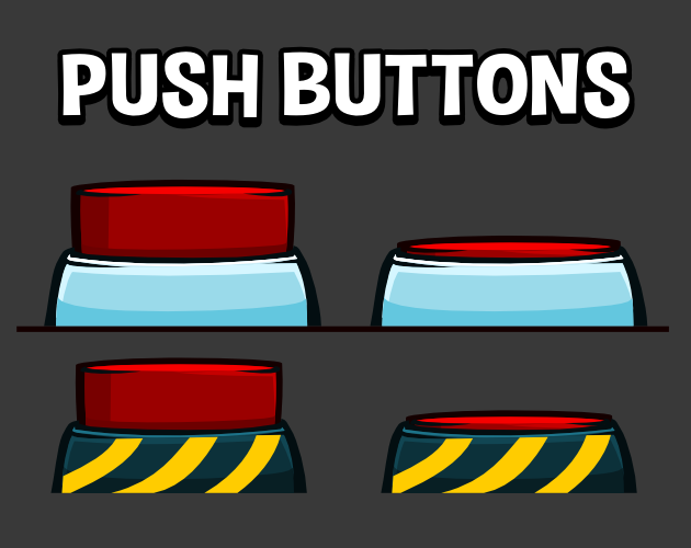 Push buttons by Robert Brooks - gamedeveloperstudio.com