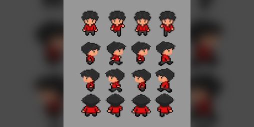 2D Male Character Sprites by Markiro