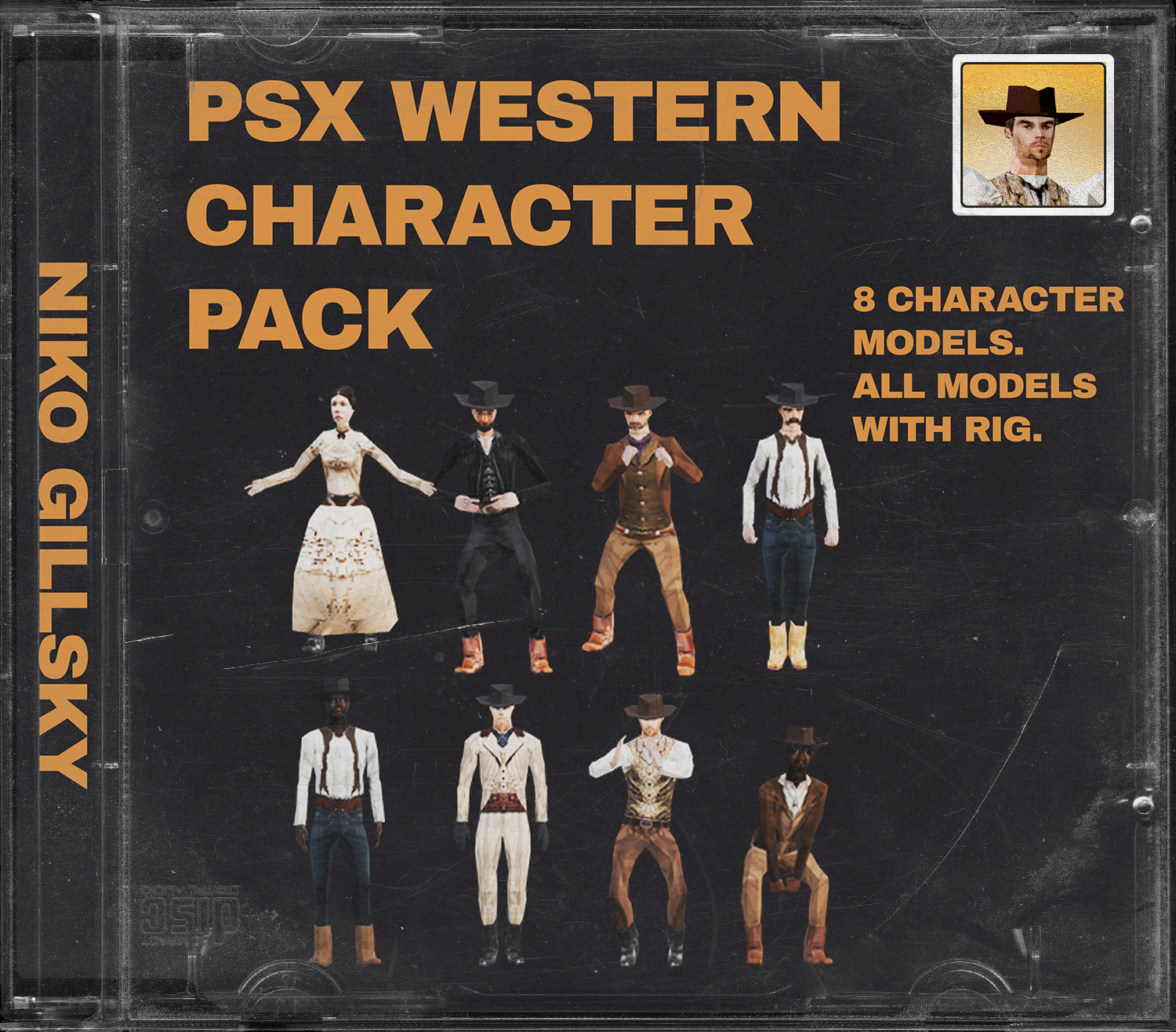 PSX Western Character Pack by NiKo_Gillsky