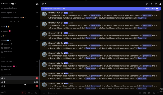 Discord Message Spammer by Storm