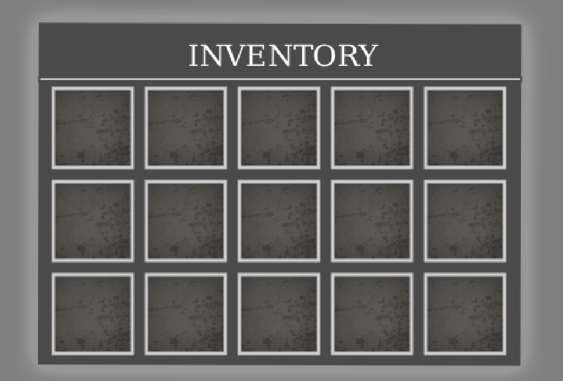 Cracked Stone Inventory UI by cceros