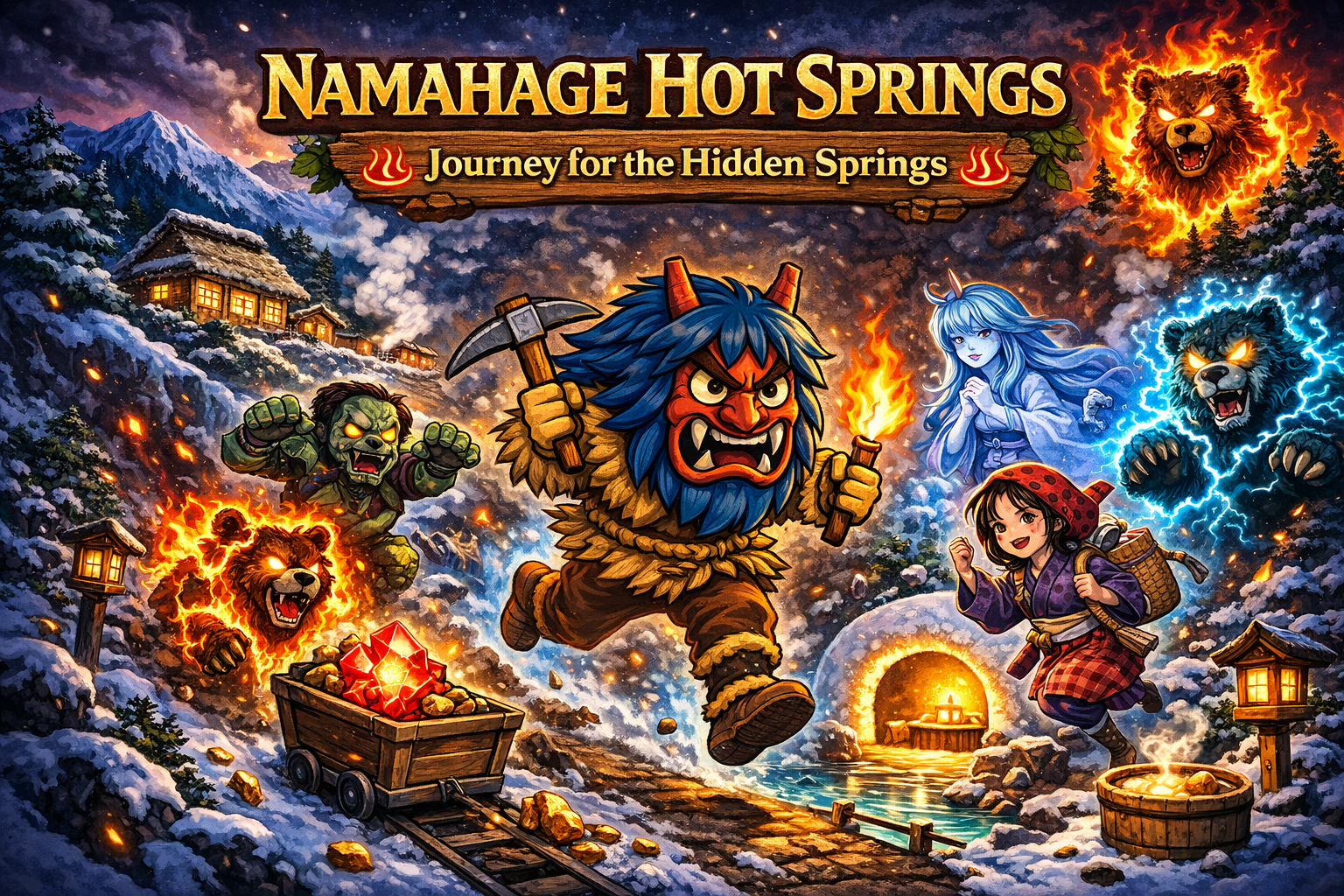 Namahage Hot Springs - Journey for the Hidden Springs (Trial Version ...