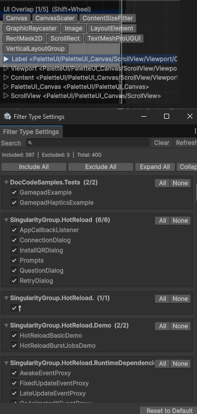 UI Overlap Selector (Unity) by lLcrowe