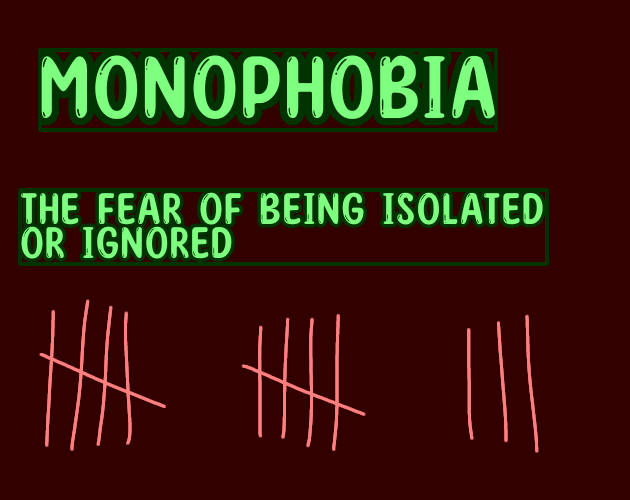 MONOPHOBIA by hattonthehatman