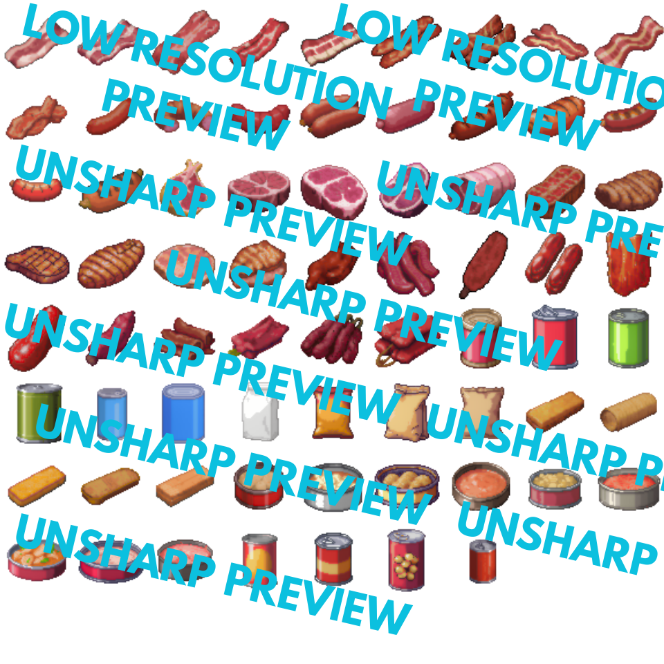 Free + Ultimate Pixel Art Food Pack – 18,700+ Files | 1100+ Assets ...