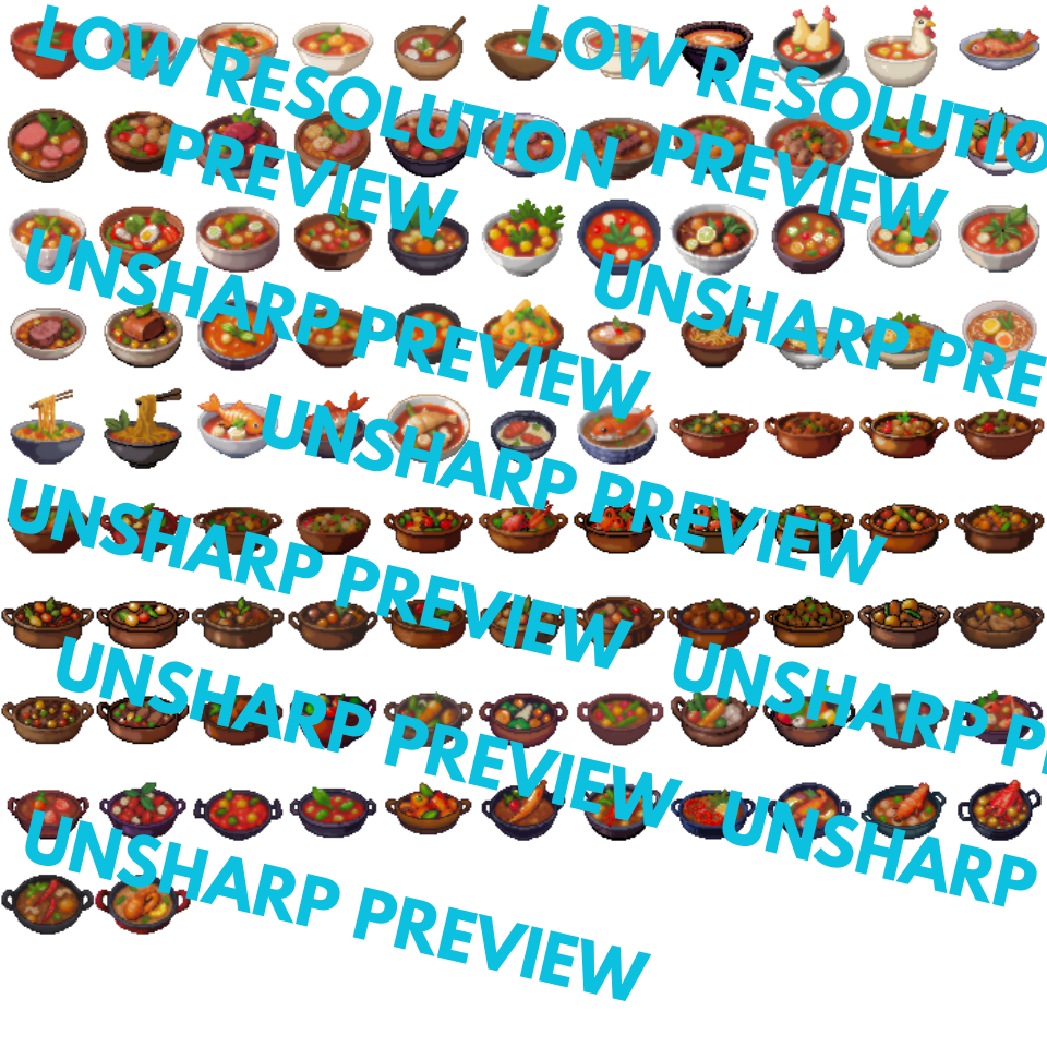 Free + Ultimate Pixel Art Food Pack – 18,700+ Files | 1100+ Assets ...