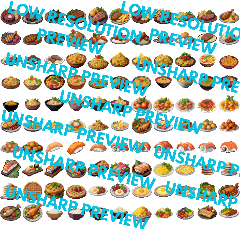 Free + Ultimate Pixel Art Food Pack – 18,700+ Files | 1100+ Assets ...