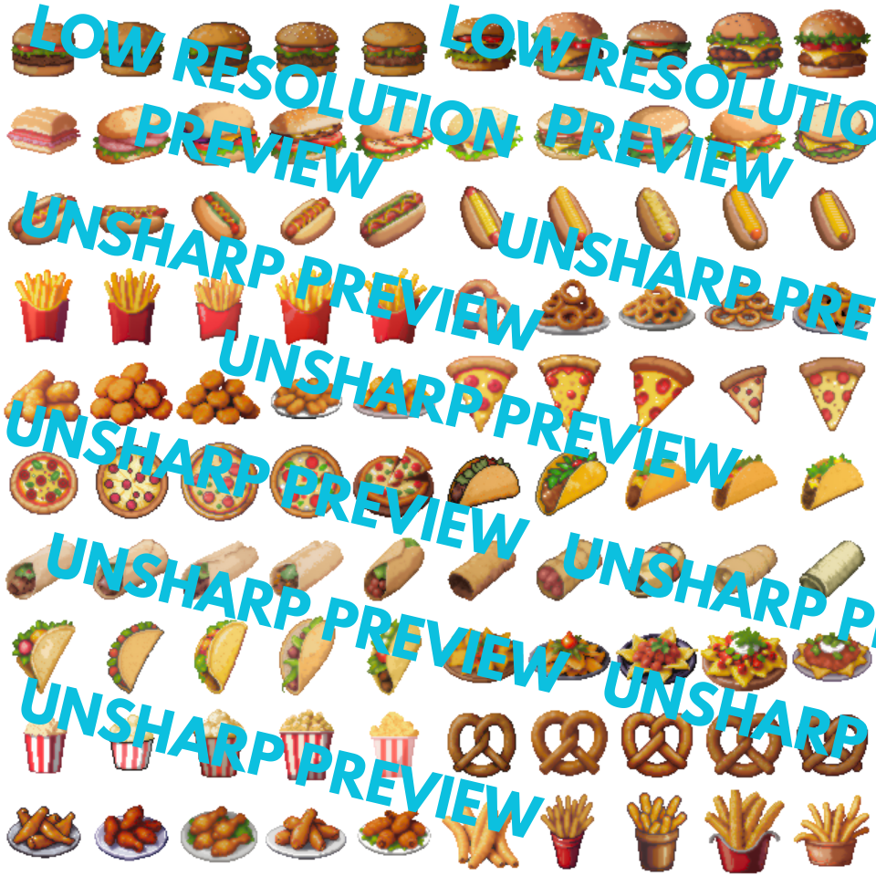 Free + Ultimate Pixel Art Food Pack – 18,700+ Files | 1100+ Assets ...