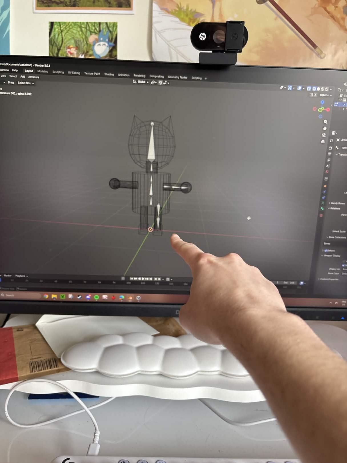 Week 2 - Bones, Rigging and Animation - UTAS KIT207 Portfolio by AyyEmTea