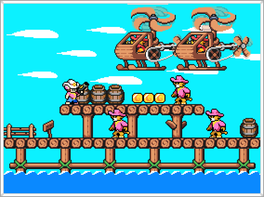 2D Platformer Shooter - AssetPack by 16Pixel