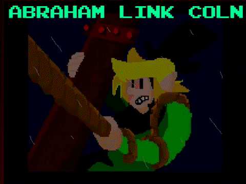 Abraham Link Coln by Munguía