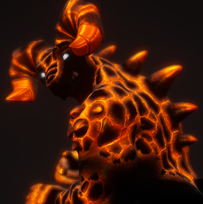Radioactive Male Deathclaw Decals & Emission by Dahiras