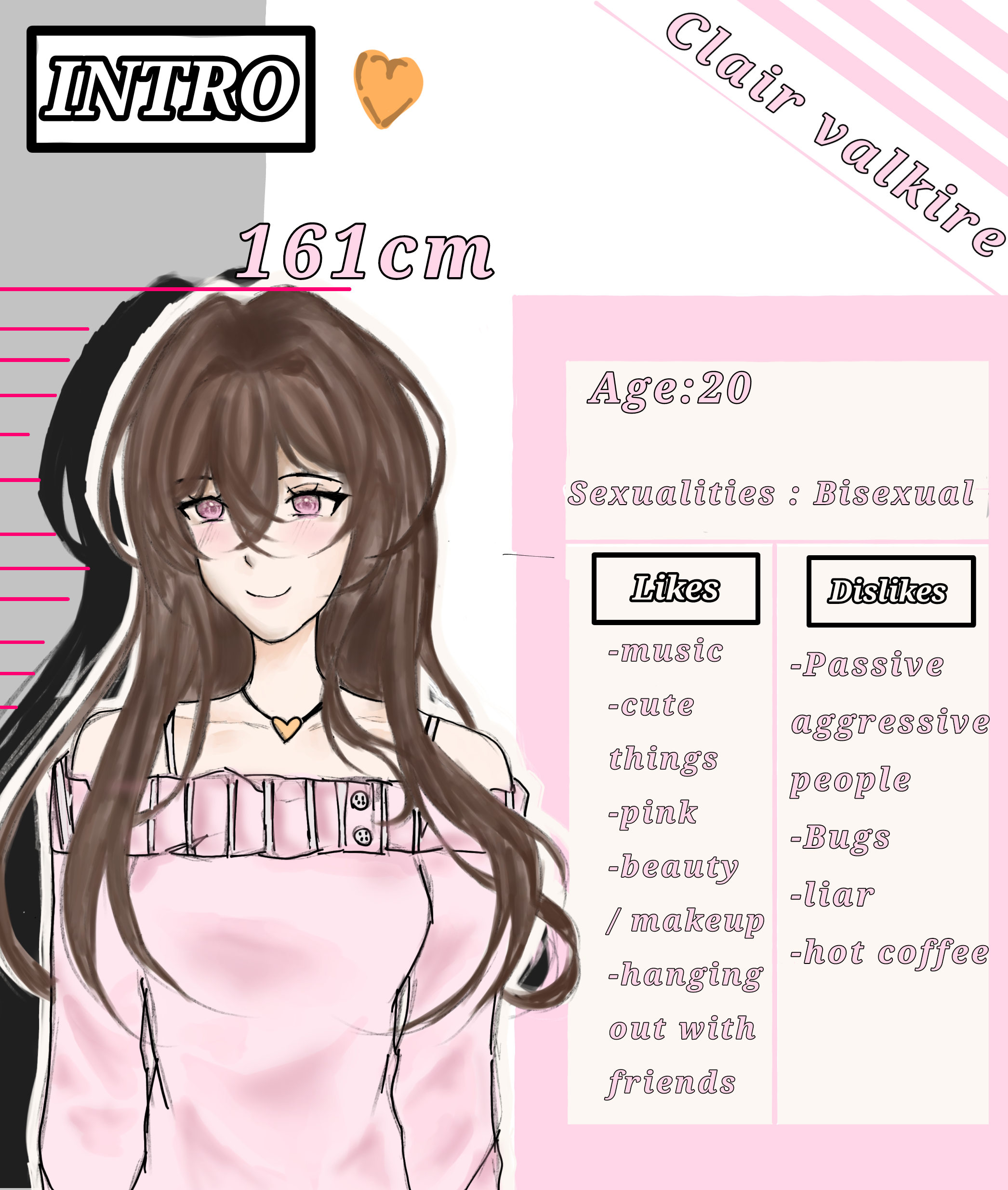 New character intro sheet - My Darling-Demo by CORAZONꉂꉂ(ᵔᗜᵔ )