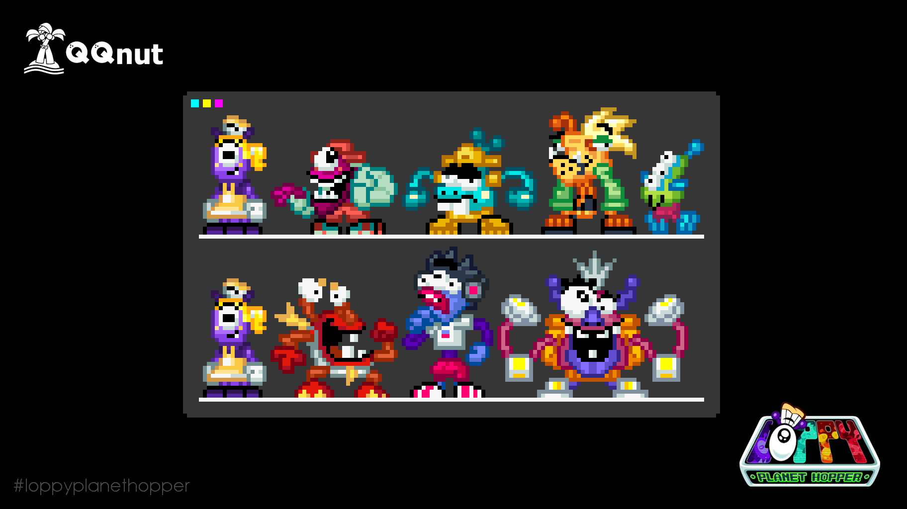 Some New FACES! - Loppy: Planet Hopper [DEMO] by QQnut Games