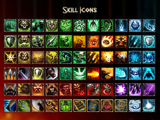 Epic RPG Icons Pack Preview by Moon Tribe