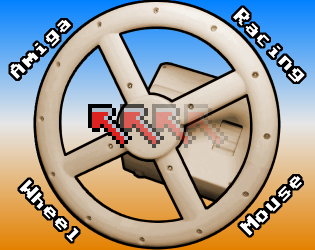 Amiga Racing Wheel Mouse by 0xDB