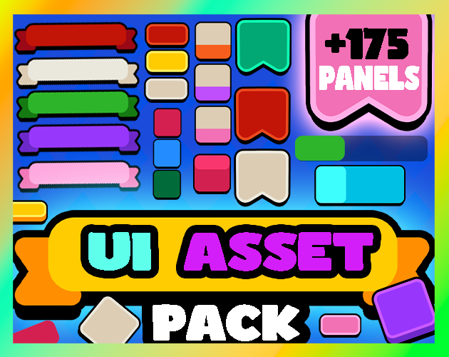 2D UI Asset Roblox Pack(PANELS) by Filwarka
