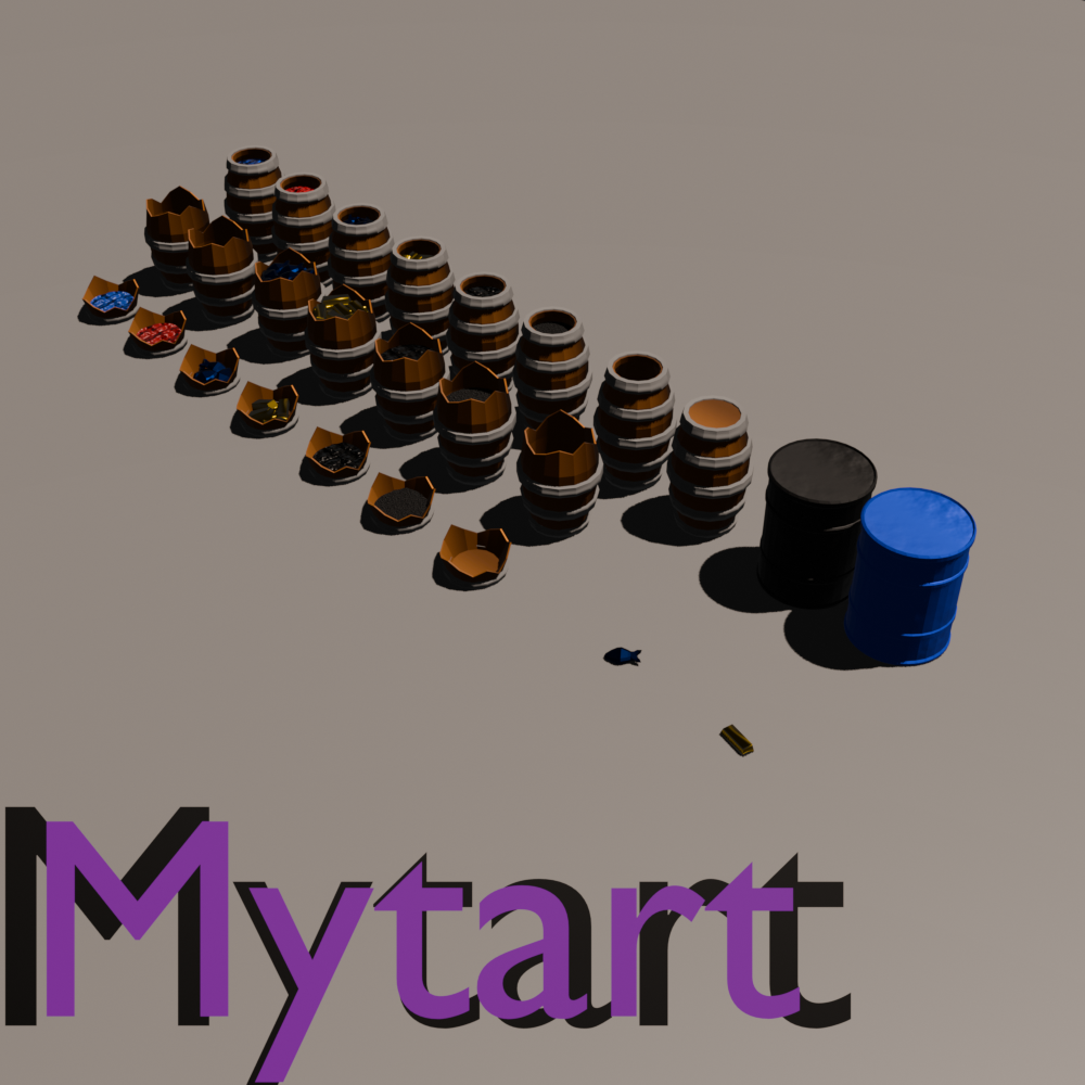 Barrel 3D asset by CatGames