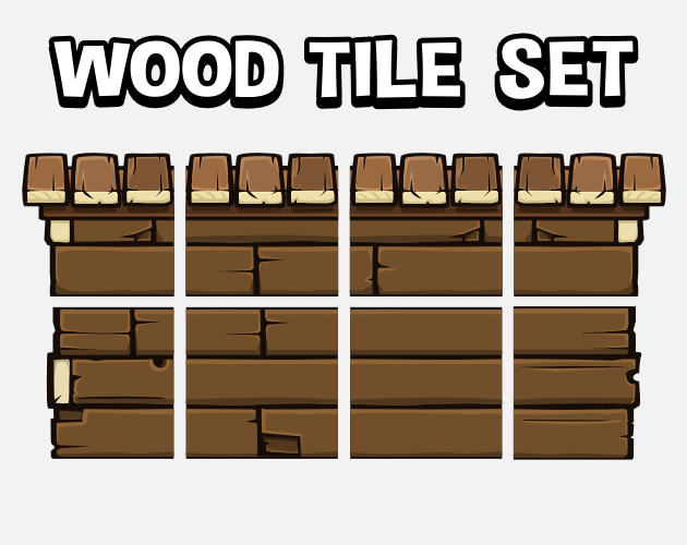 Wood tile set by Robert Brooks - gamedeveloperstudio.com