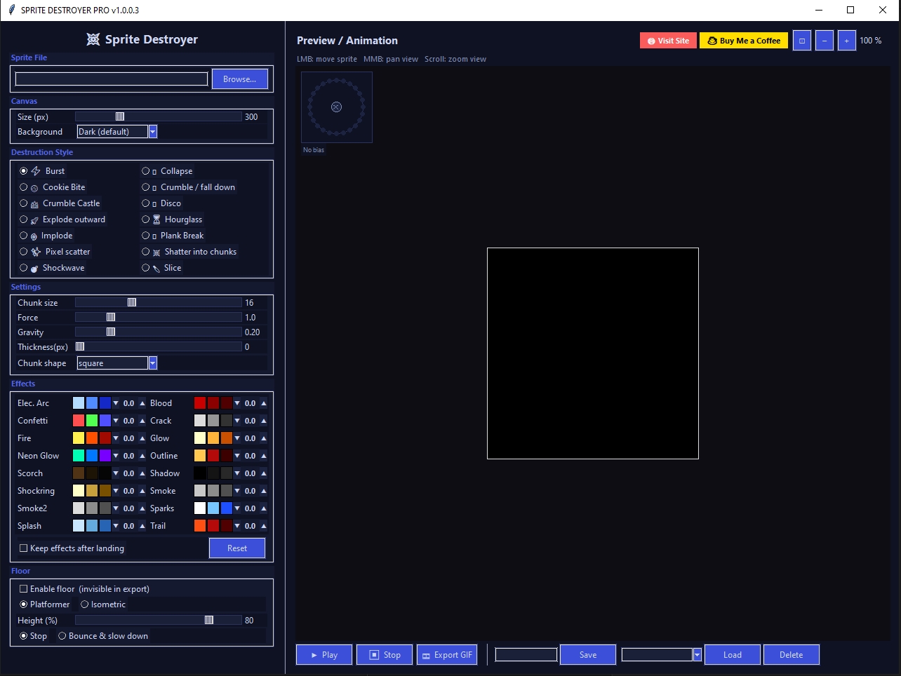 Sprite Destroyer PRO Update 2 - Sprite Destroyer GIF animator by Jonasz O.