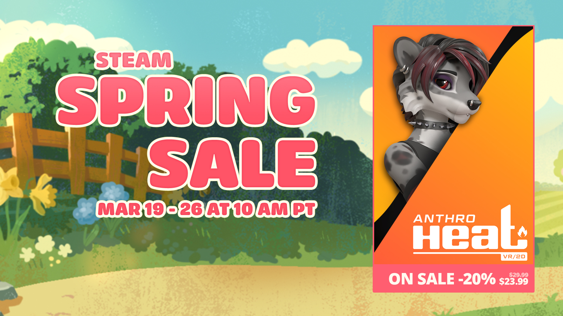 Spring Sale - Anthro Heat 🌻🐾 - itch.io