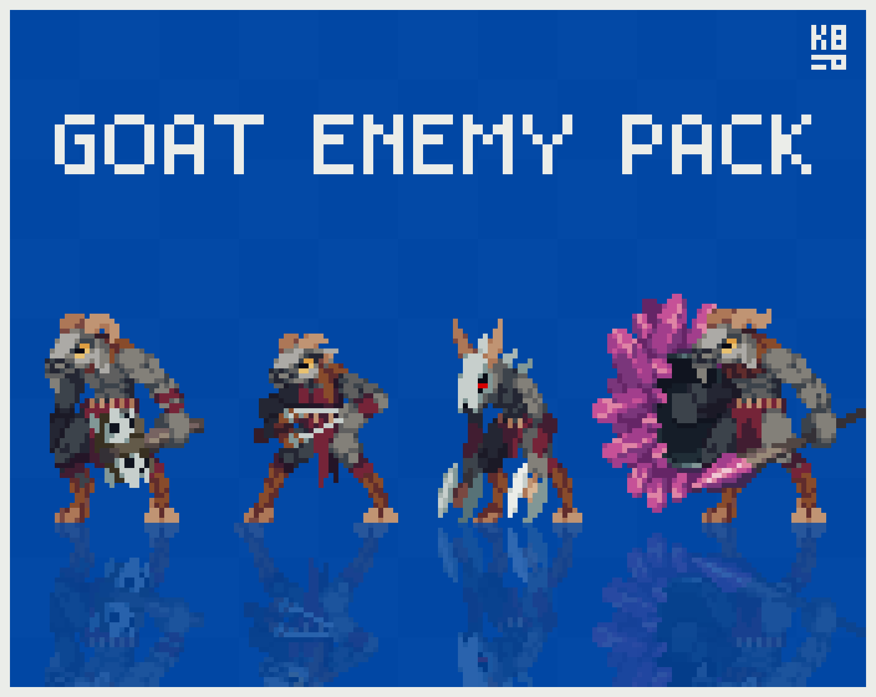 Full Release - Goat Enemy Pack by KBPixelArt
